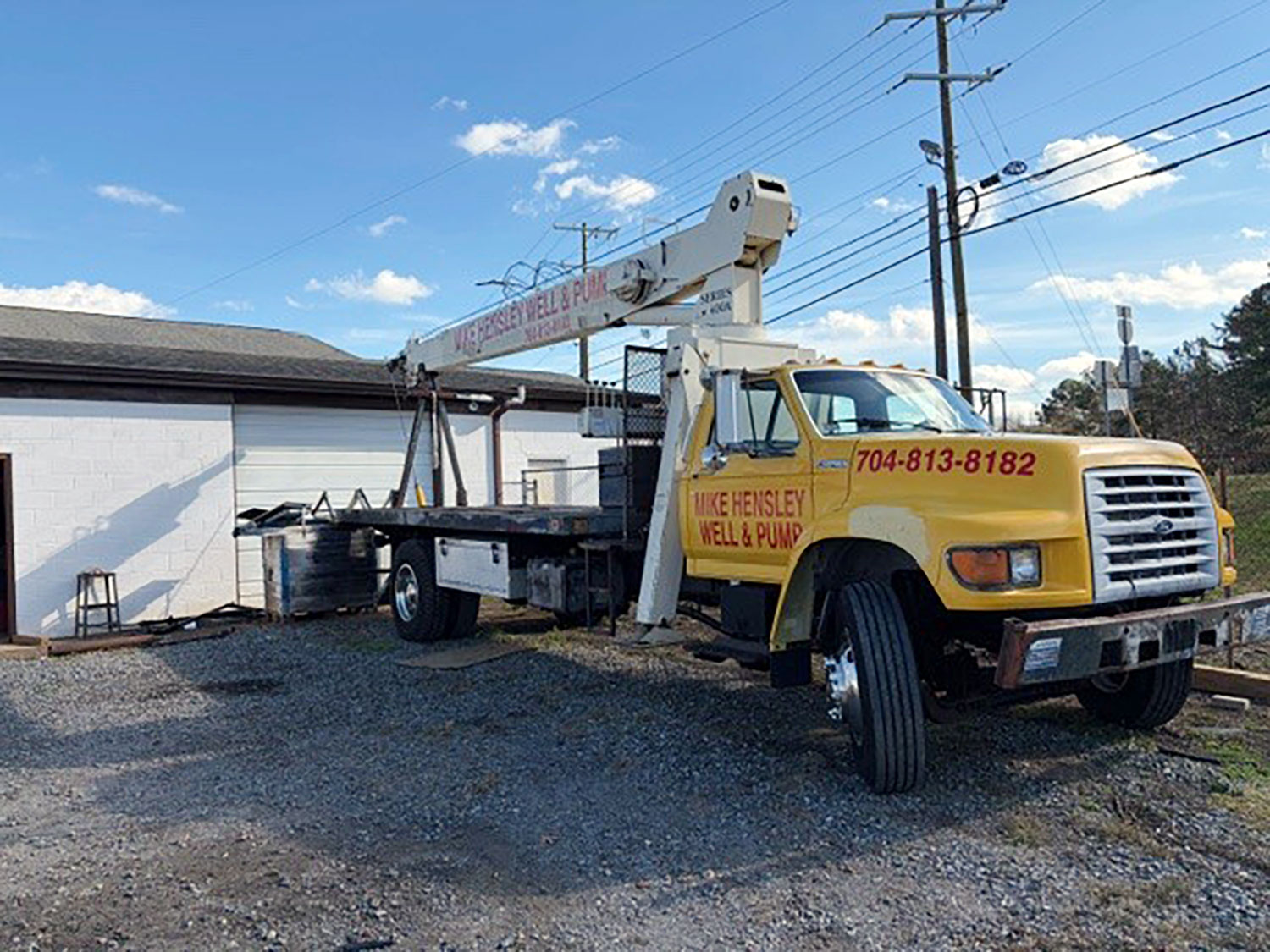 1998 Ford A-400 Crane Truck